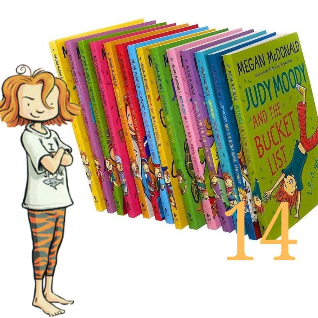 Judy Moody Best Mood Ever (14 chapter books)brand new softcover BOX SET ...