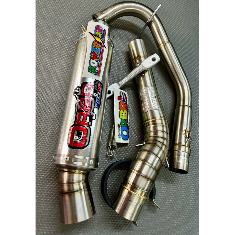 ORBR Open Pipe for Suzuki Raider R150 Old. Tube type. 51mm Elbow. Made ...