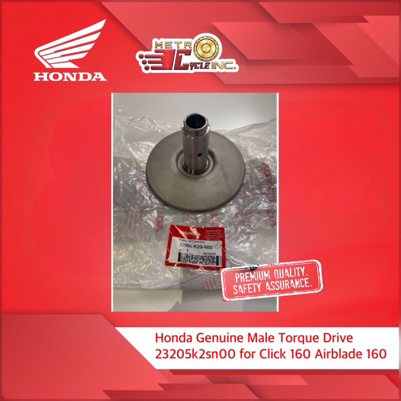 Honda Genuine Male Torque Drive 23205k2sn00 for Click 160 Airblade 160 ...