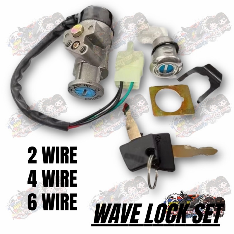 LJ Motorcycle Lock Set Ignition Switch With Seat Lock Main Switch Set ...