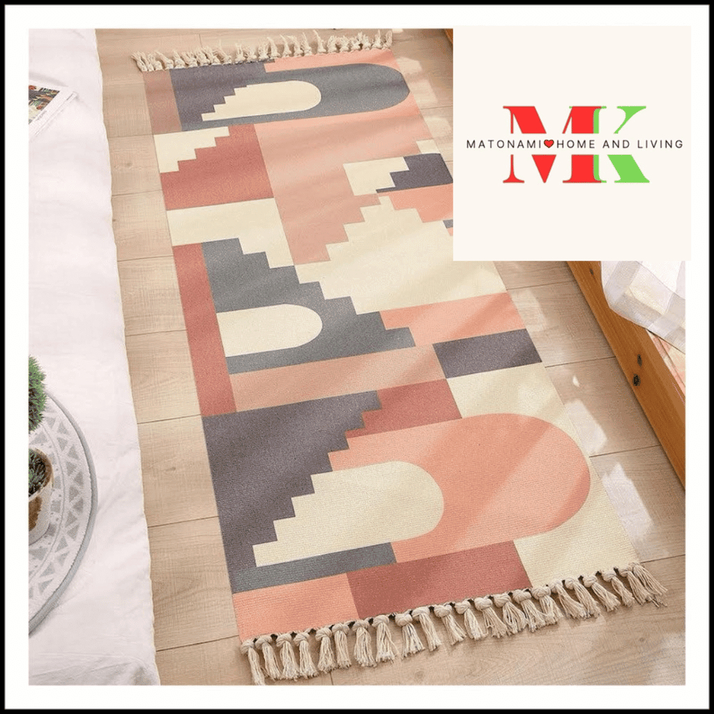 Matonami Nordic Rectangular Woven Tatami Carpet Retro Bohemian Rugs ...