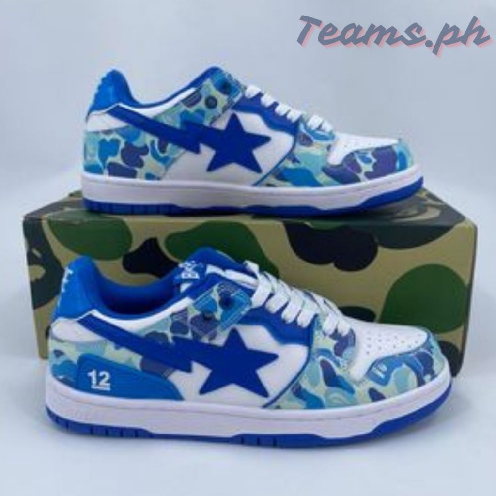 Bape Sta Shoes Low Cut Comfortable Sneaker Shoes For Men And Women ...