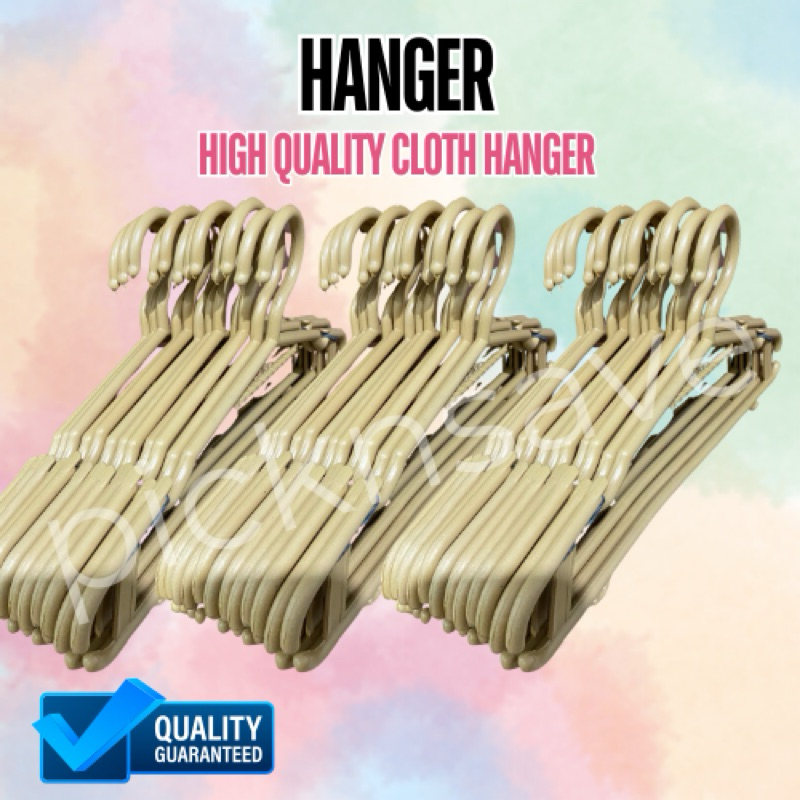 AESTHETIC MOCHA & COLORED HANGER ADULT PLASTIC HANGER 1 doz | Shopee ...