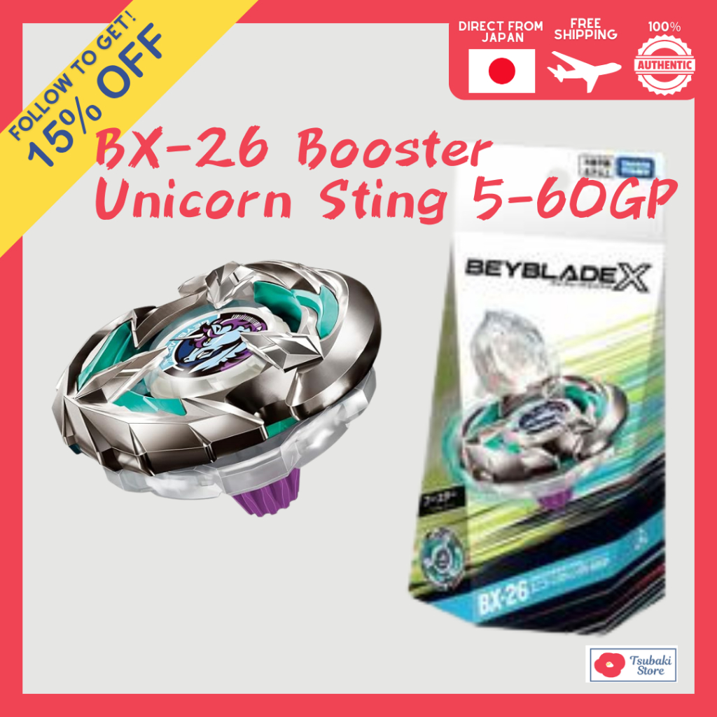BX-26 BEYBLADE X Booster Unicorn Sting 5-60GP | Shopee Philippines