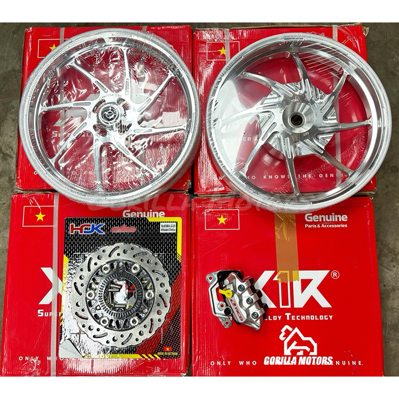 X1R MAGS w/ Big Disc Caliper and Bracket for Honda AirBlade150/160 Full ...