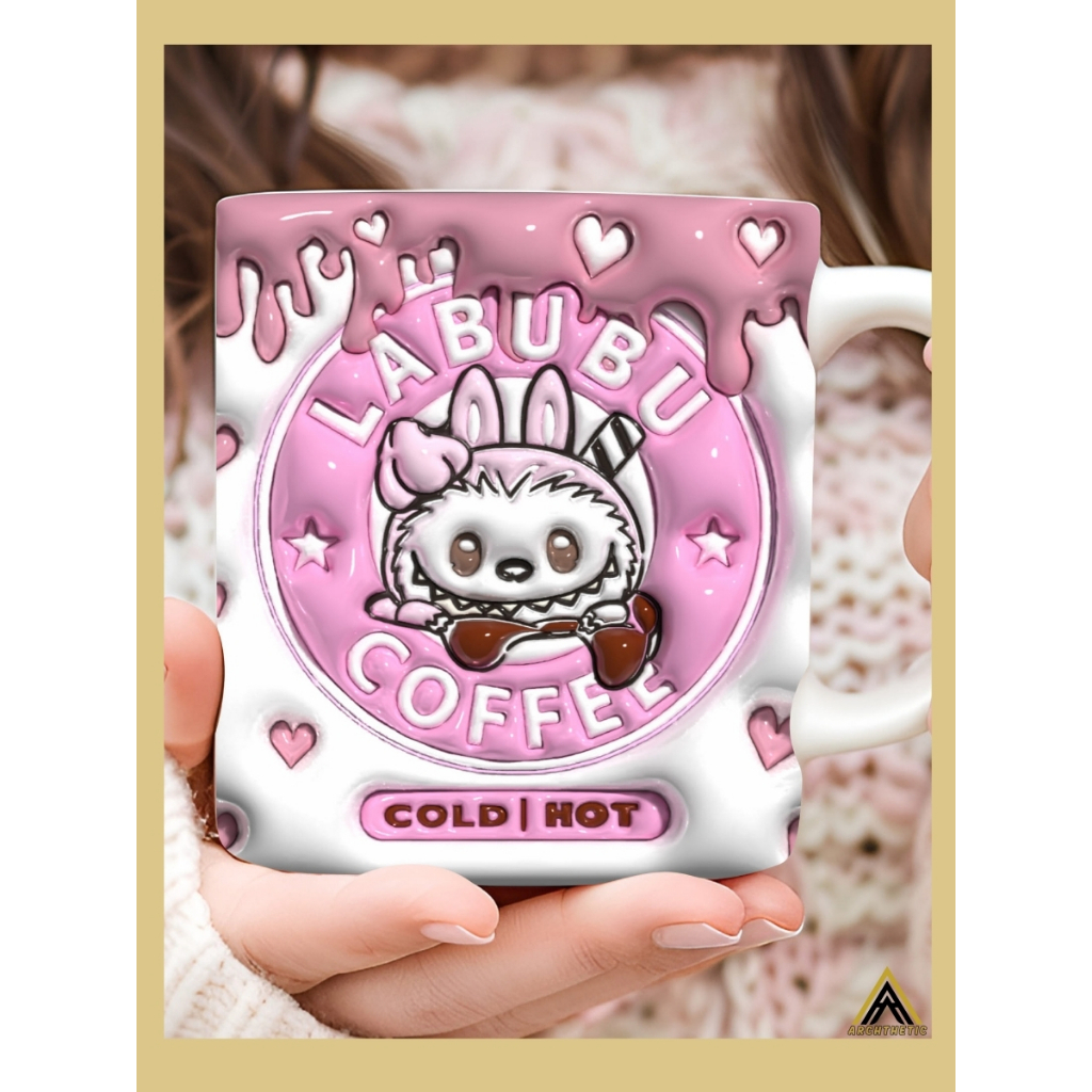 PERSONALIZED LABUBU MUG PINK ( WITH PACKAGING ) | Shopee Philippines