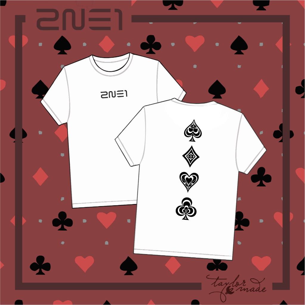 2NE1 TSHIRT // LOGO AND SYMBOLS FRONT & BACK PRINT | Concert Outfit ...