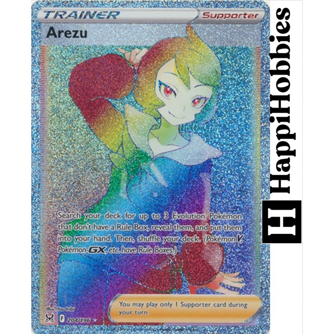 Arezu - 204/196 - Hyper Rare | POKEMON TCG: Lost Origin | Shopee ...