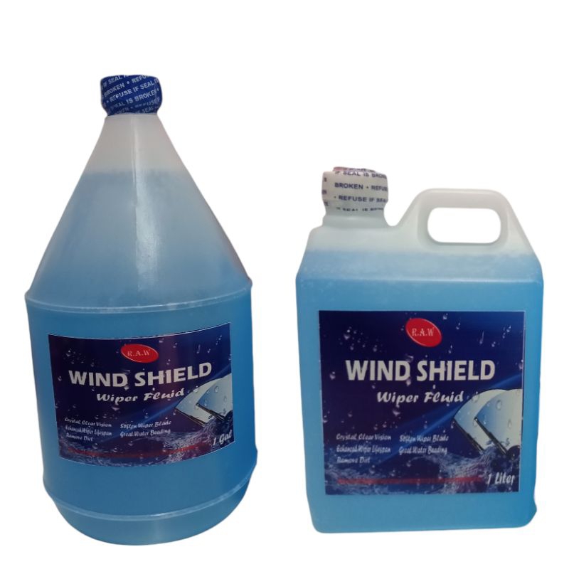 RAW Wind Shield Wiper Fluid (1Liter & 1 Gallon) | Shopee Philippines