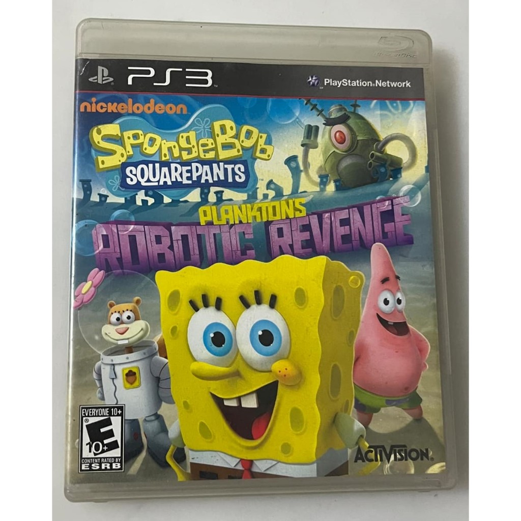 SpongeBob SquarePants: Plankton's Robotic Revenge 1-4 players ps3 game ...