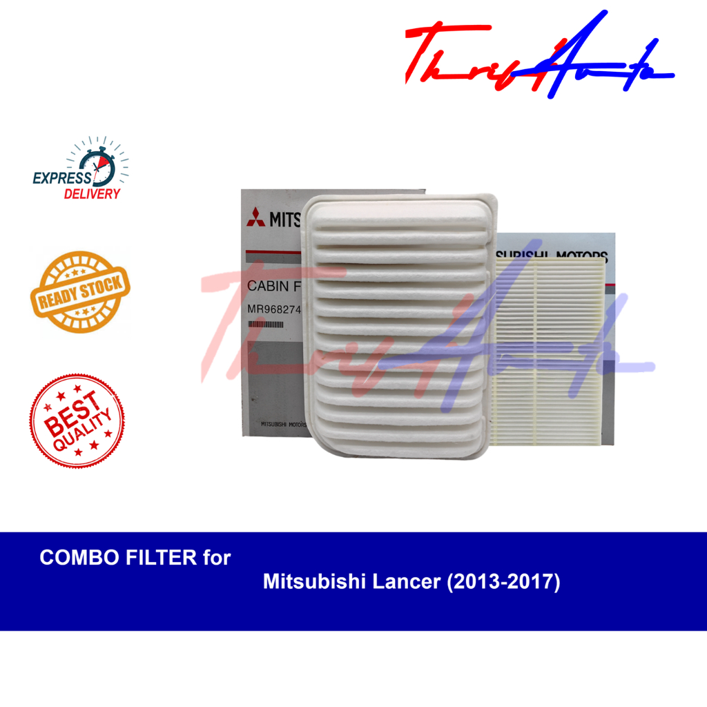 COMBO Filters (Aircon & Air) for Mitsubishi Lancer (2013 - 2017 ...