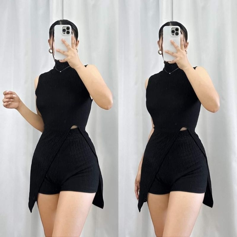 CHRISTINE TERNO SHORT BARK CREPE FABRIC CAN FIT TO SMALL TO MEDIUM ONLY ...
