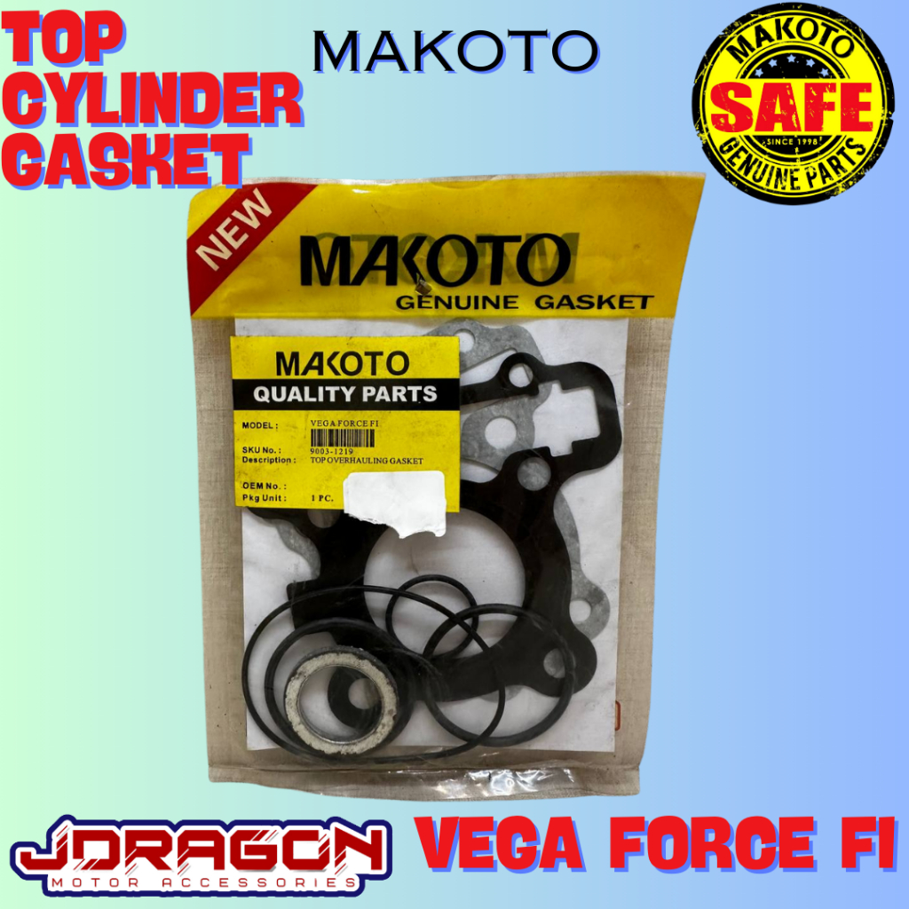 MAKOTO TOP OVERHAULING GASKET (VEGA FORCE FI) | Shopee Philippines