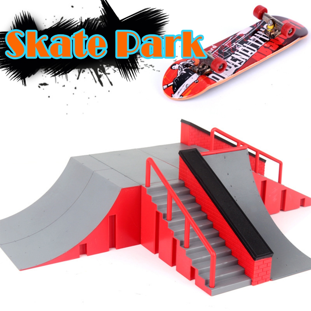 Mini Finger Skateboards Kit For Fingerboards Park Scene DIY Figure ...