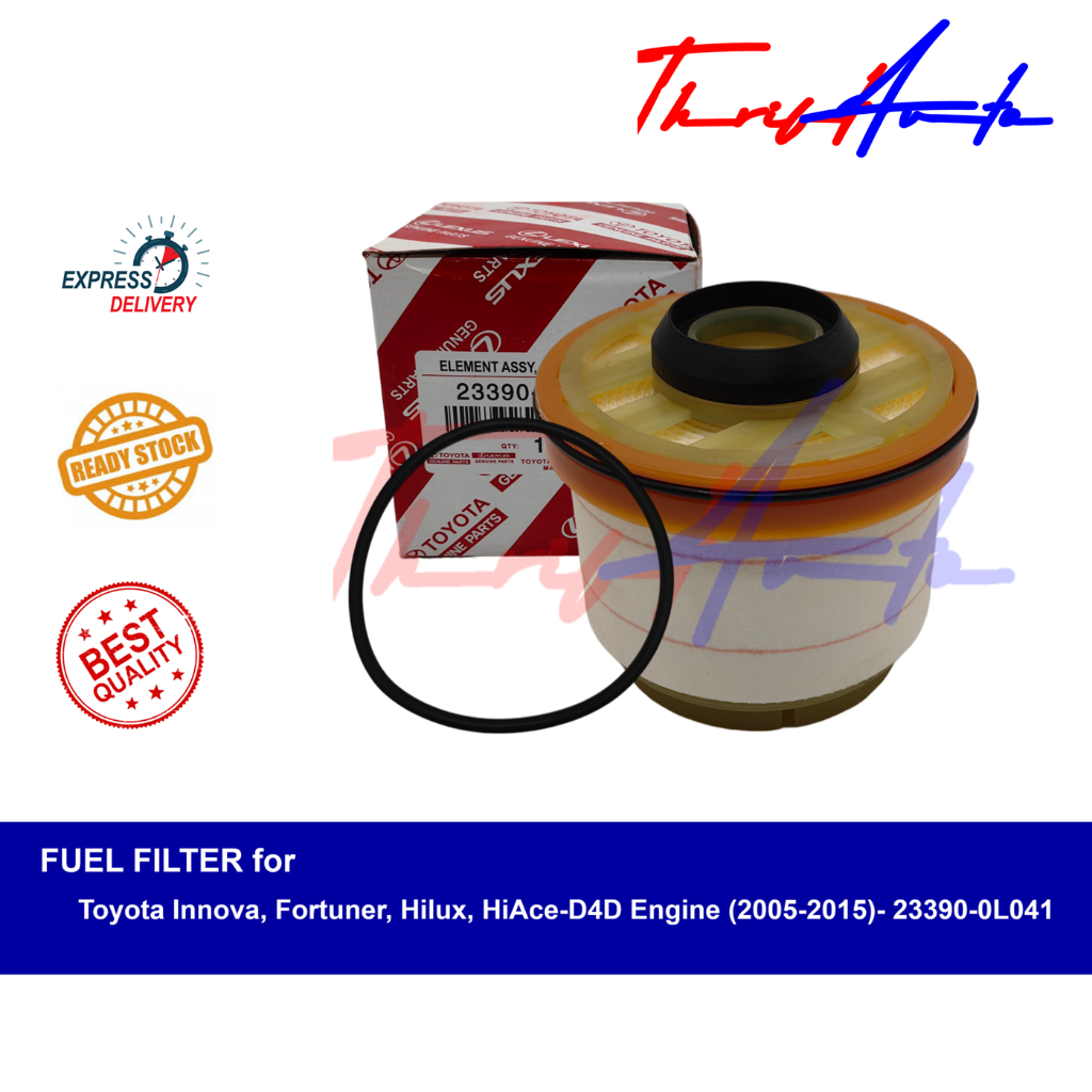 Fuel Filter for Toyota Innova, Fortuner, Hilux, Hiace -D4D Engine (2005 ...