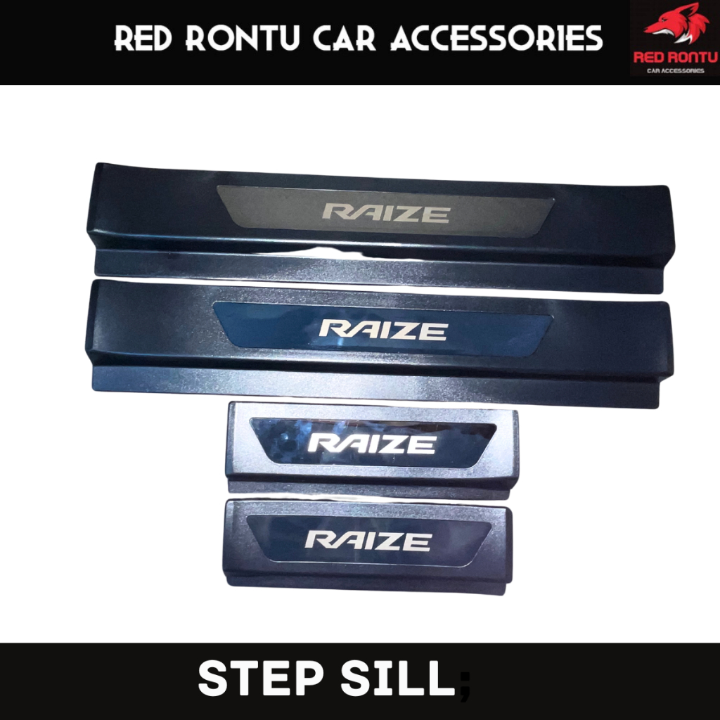 Toyota Raize 2021-2024 Side Step Sill / Door Sill Plate | Shopee ...
