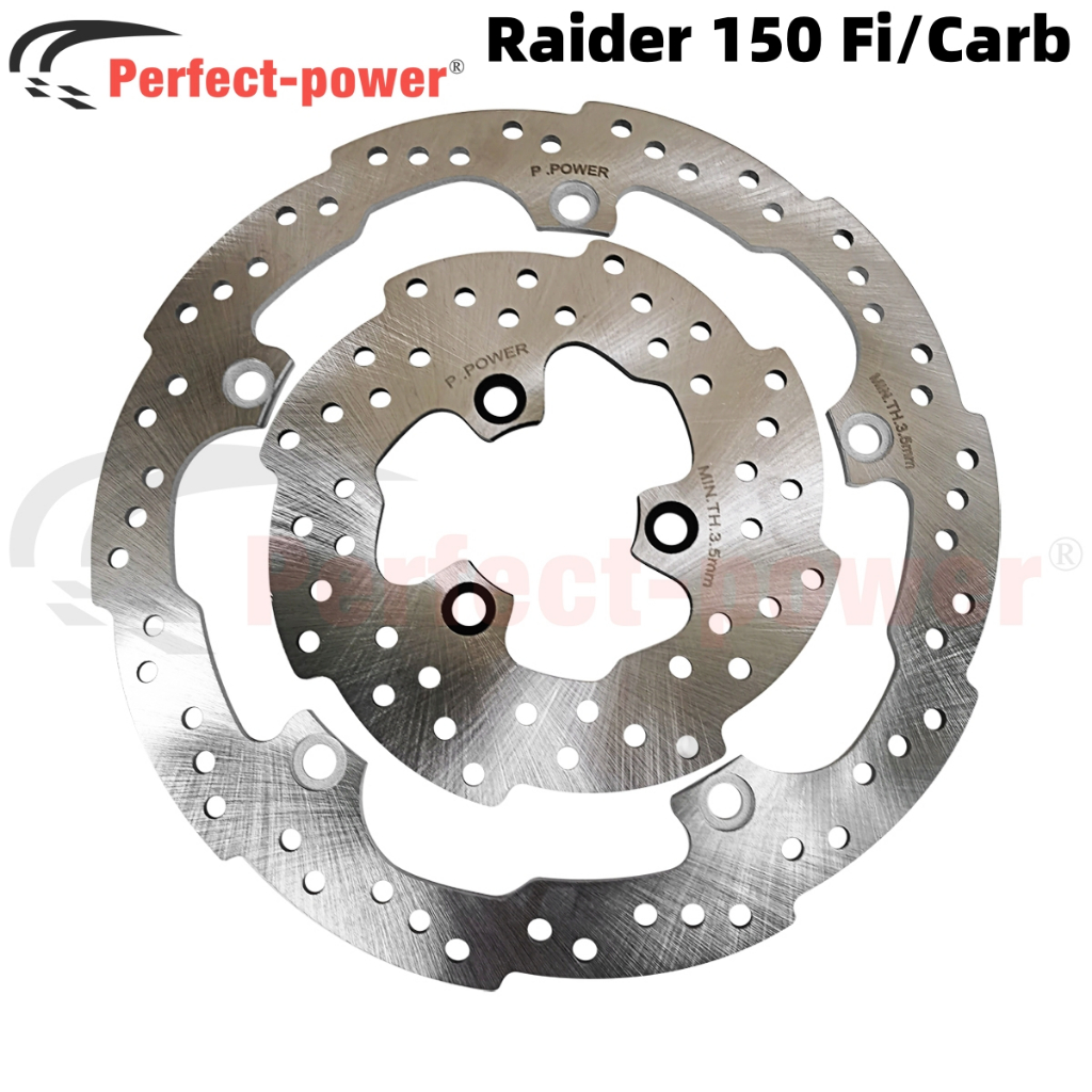Perfect Power Disc Plate For Thunder 125 Raider 150 Fi/Carb Front Rear ...