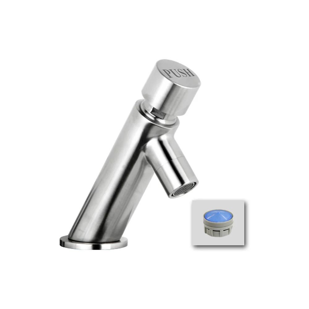 VRH - Passo Self-Closing Basin Pillar tap by Sanitec | Shopee Philippines