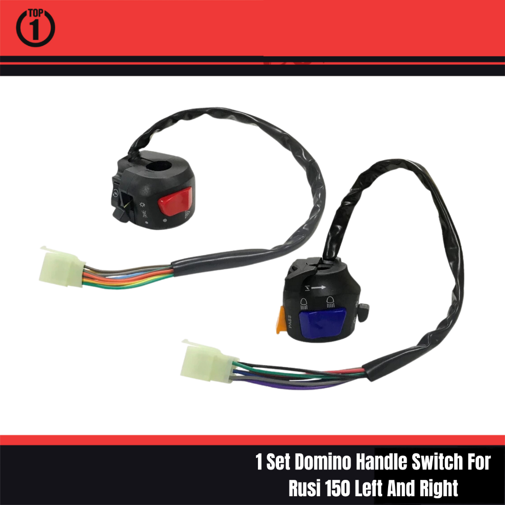 1 Set Domino Handle Switch For Rusi 150 Left And Right Motorcycle ...