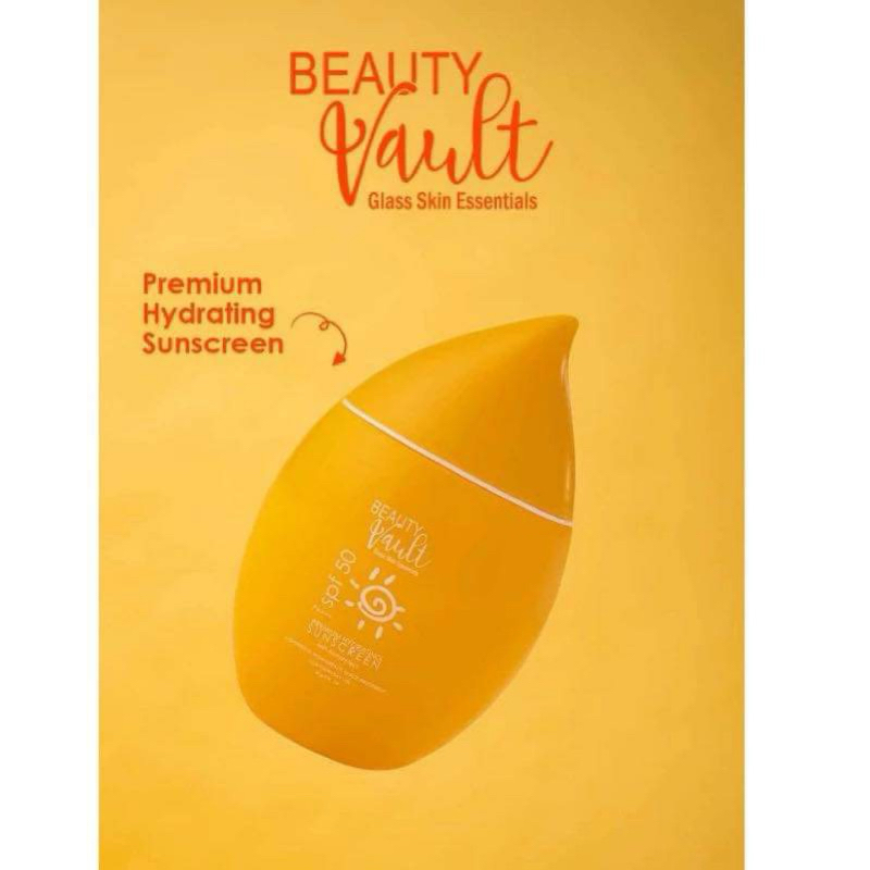 Beauty Vault Premium hydrating Sunscreen egg | Shopee Philippines