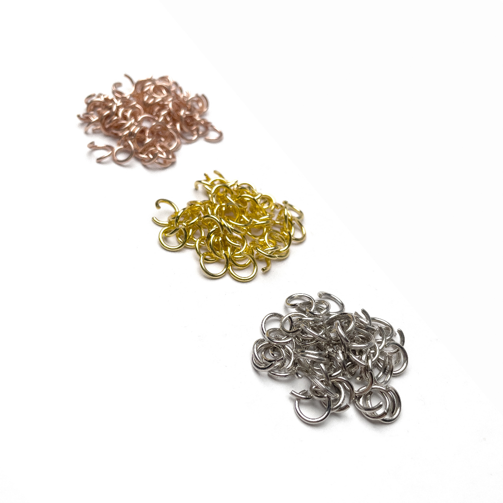 Open Jump Ring Rings 10 grams 8mm Jumpring Connector Gold Rose Gold ...