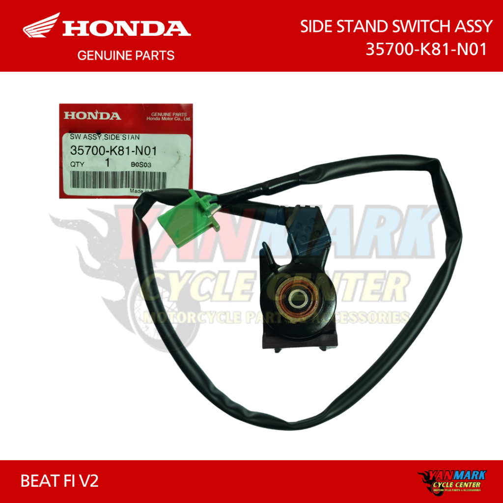 ORIGINAL HONDA - SIDE STAND SWITCH ASSY - BEAT FI V2 - 35700-K81-N01 ...