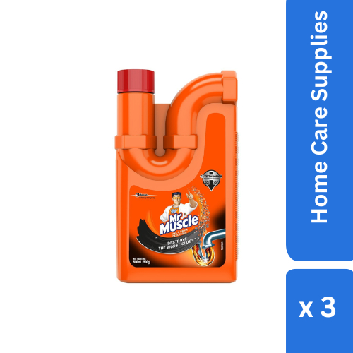 Mr. Muscle Sink & Drain Declogger 500 ml, Bundle of 3 | Shopee Philippines