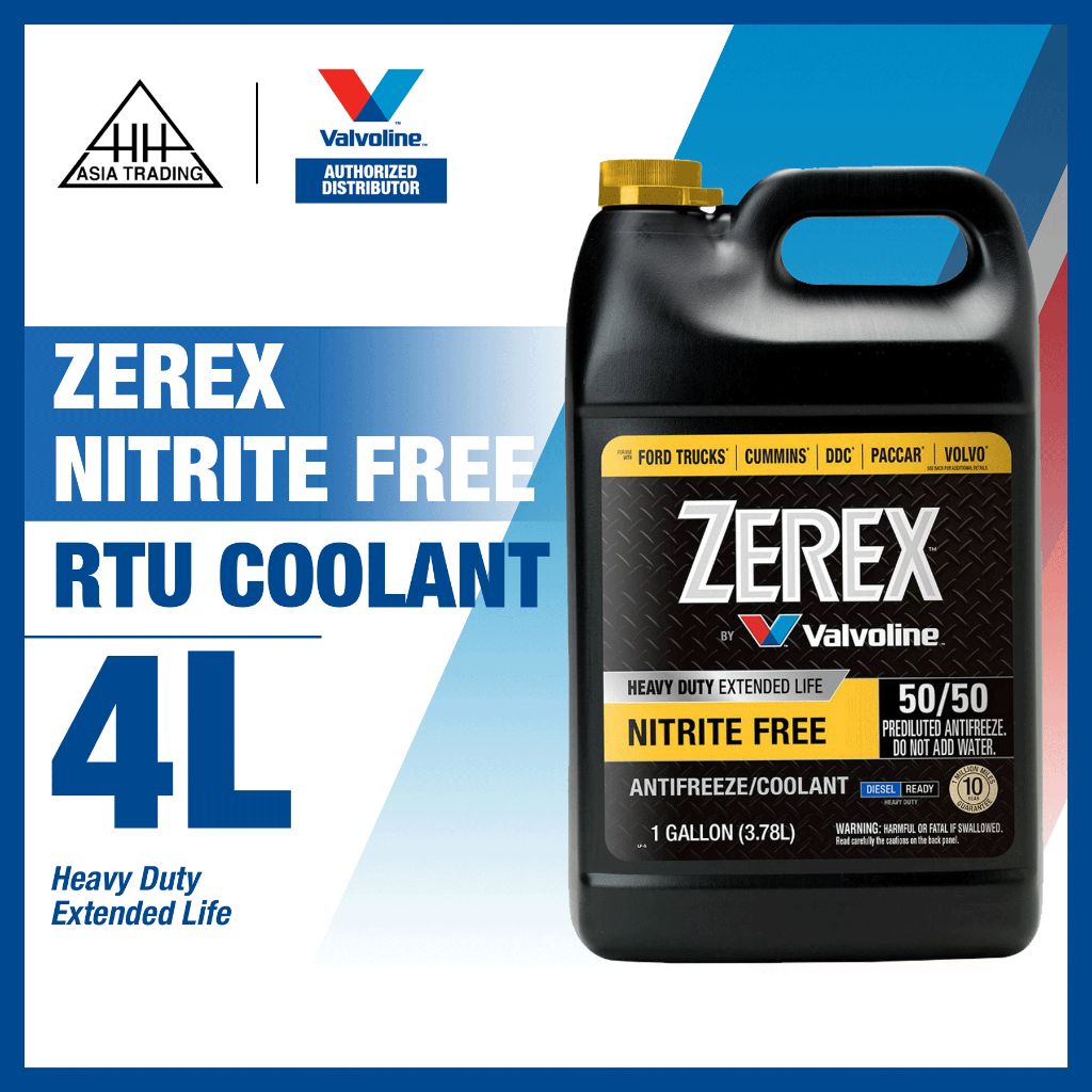 Valvoline Zerex Nitrite Free RTU Coolant 4l | Shopee Philippines