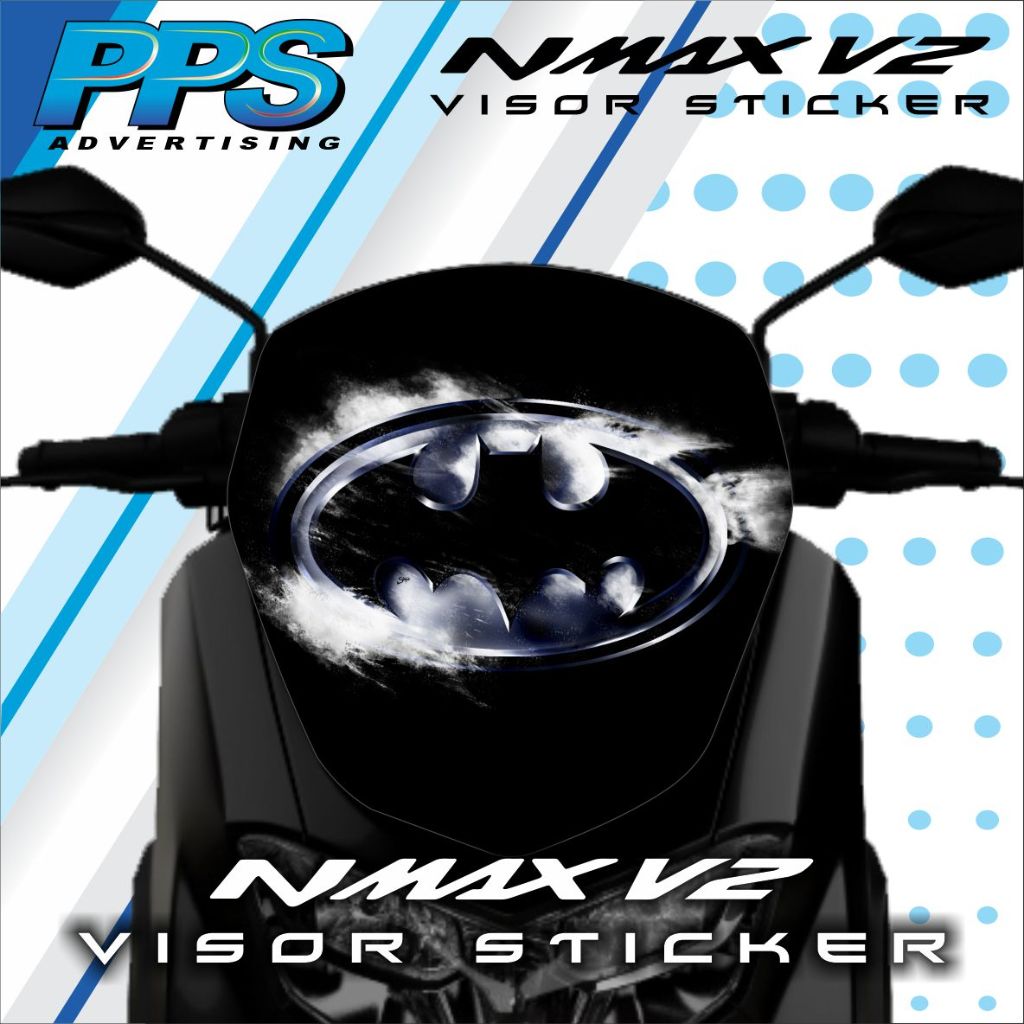 Yamaha Nmax v2 Visor Heroes Sticker Decals | Shopee Philippines