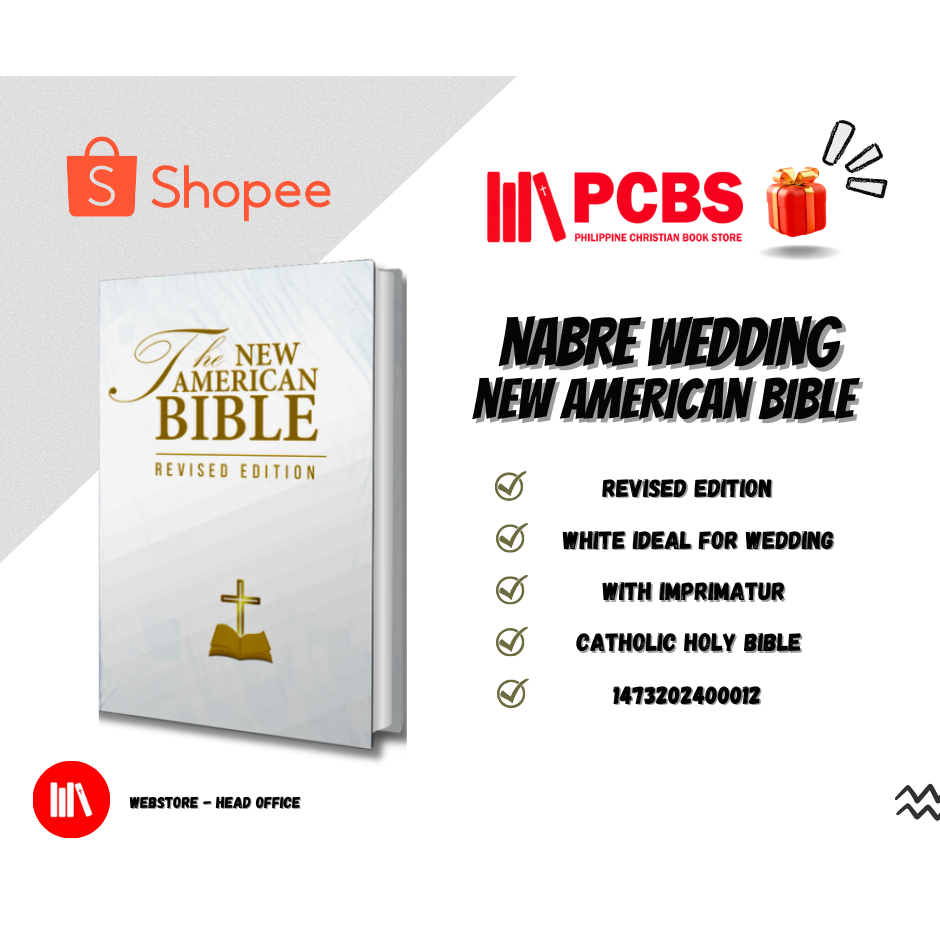 PCBS NABRE Holy Bible White (IDEAL WEDDING BIBLE/CATHOLIC) American ...