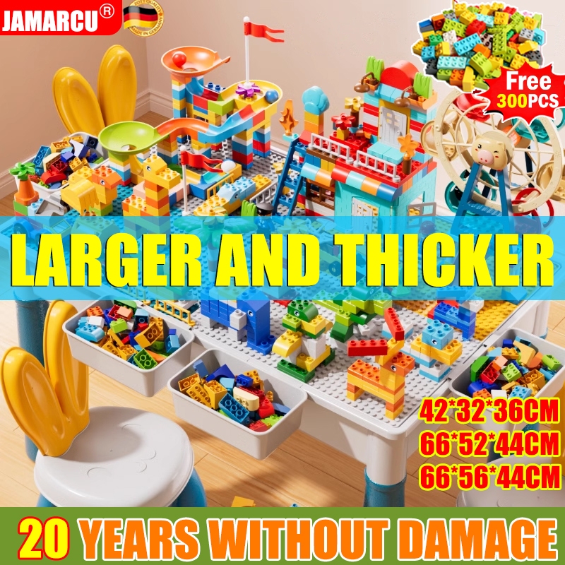 Free 300 Blocks Building Blocks Table Study and Play Set Table Set for ...