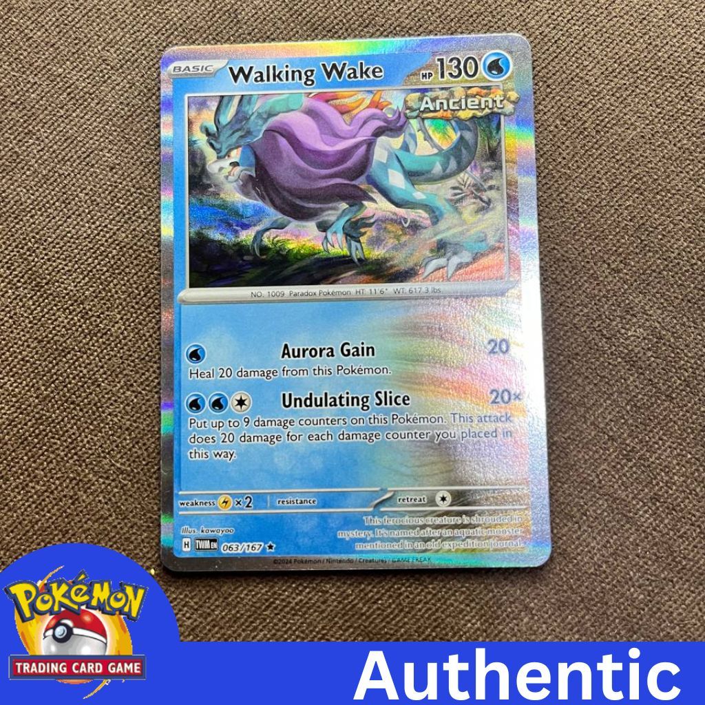 Pokemon - Walking Wake (holo rare) 63/167 Pokedex #1009 Pokemon TCG ...