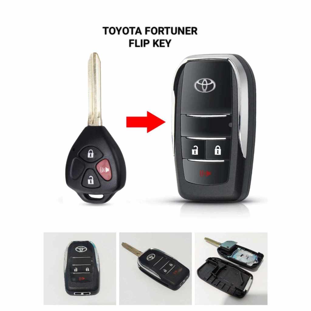 TOYOTA FORTUNER FLIP KEY | Shopee Philippines