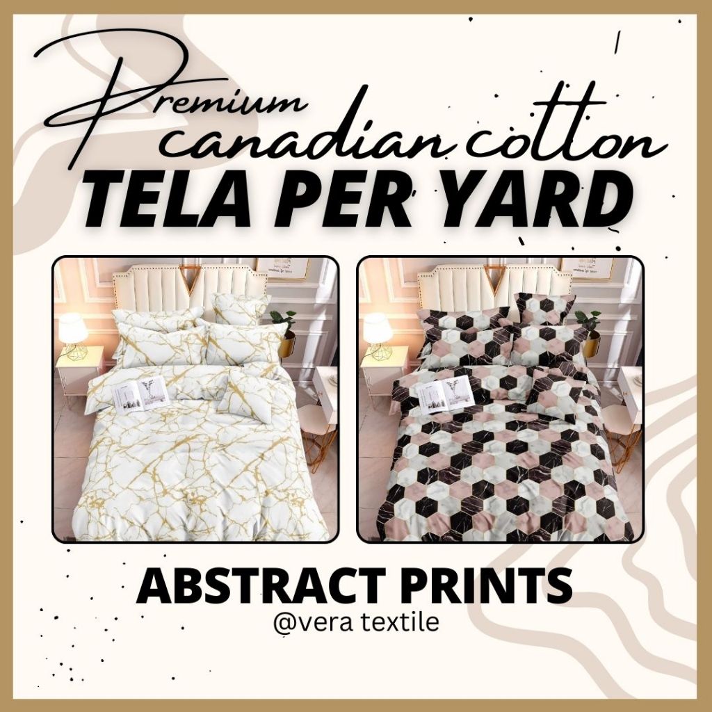 ABSTRACT PRINT | CANADIAN COTTON PER YARD | VERA TEXTILE | Shopee Philippines