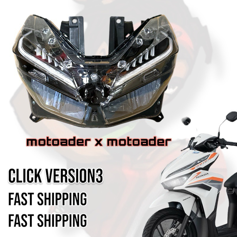 Honda Click V3 V4 headlight Click 125i 150i Assembly Headlight Click V3 ...