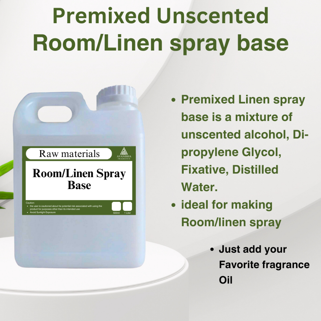 Unscented Room/Linen Spray Base Premixed (Just add Fragrance oil ...