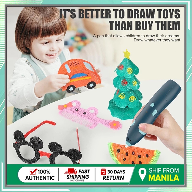 3D Pen Set for Kids Easy to Use Learn from Home Art Activity Set ...