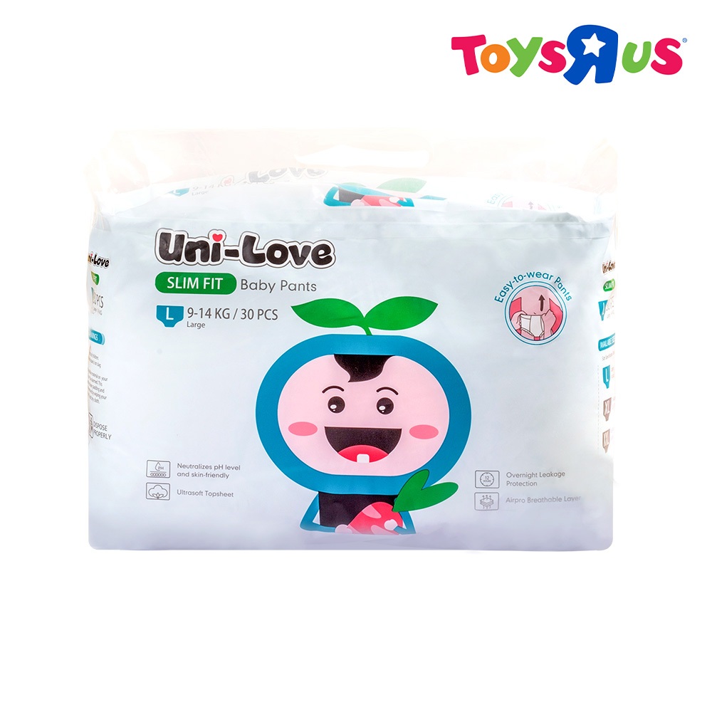 UniLove Slim Fit Baby Pants 30's (Large) | Shopee Philippines