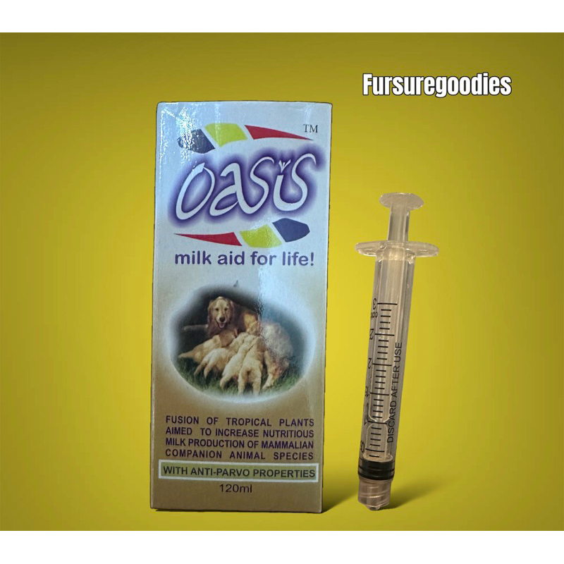 OASIS Milk aid for life with anti Parvo 120ml | Shopee Philippines