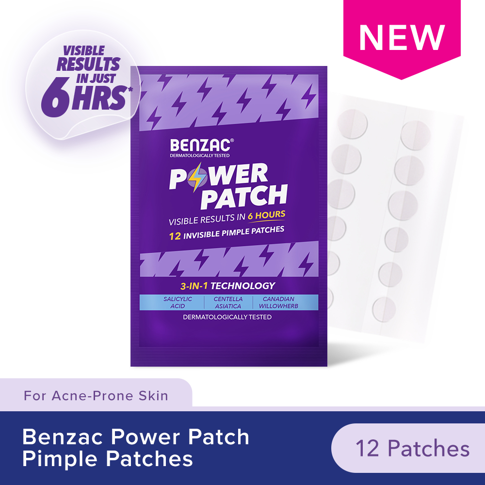 [NEW] Benzac Power Patch - 12 Invisible Patches (Anti Acne/Pimple Patch ...