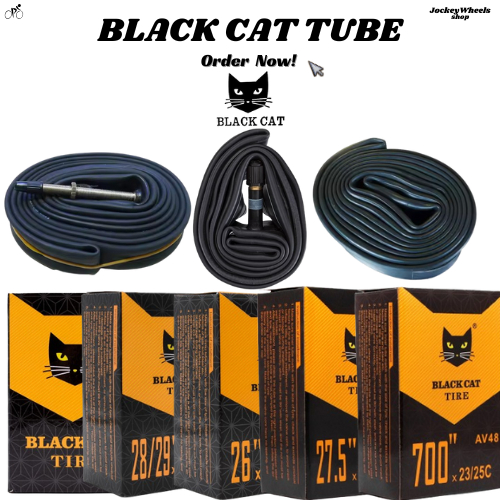 Black cat inner tube 20/26/27.5/29er av for mtb tube and roadbike ...