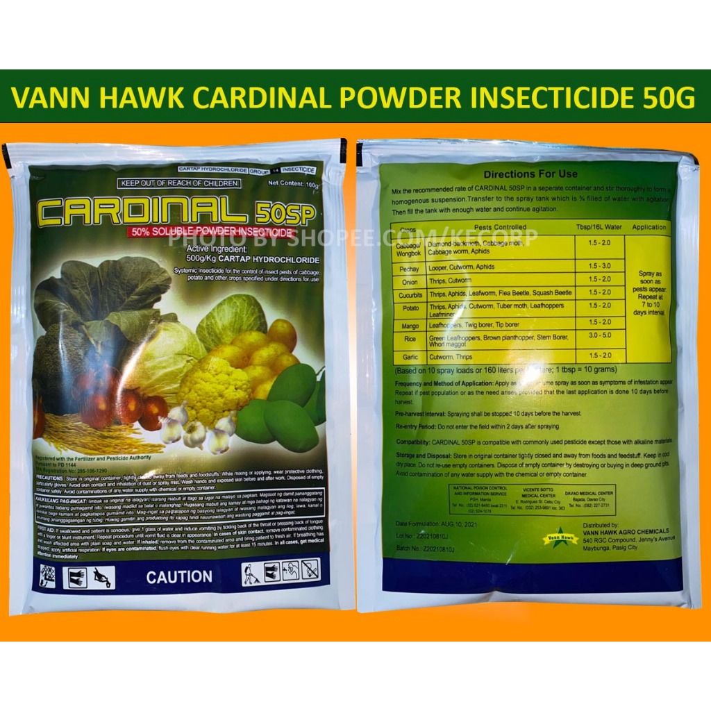 Vann Hawk Cardinal Insecticide 100g KECORP_S1 | Shopee Philippines