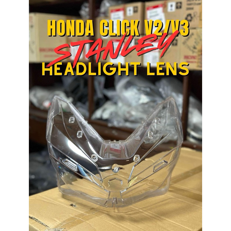 Honda Click V2/V3/ Orignal Stanley Headlight Lens High Quality Original ...