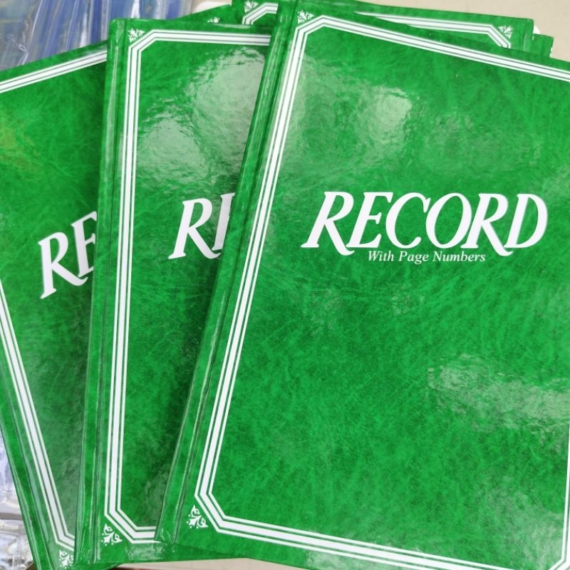 Veco 88 Record book with Page Numbers (160pp, 208pp, 304pp & 512pp ...
