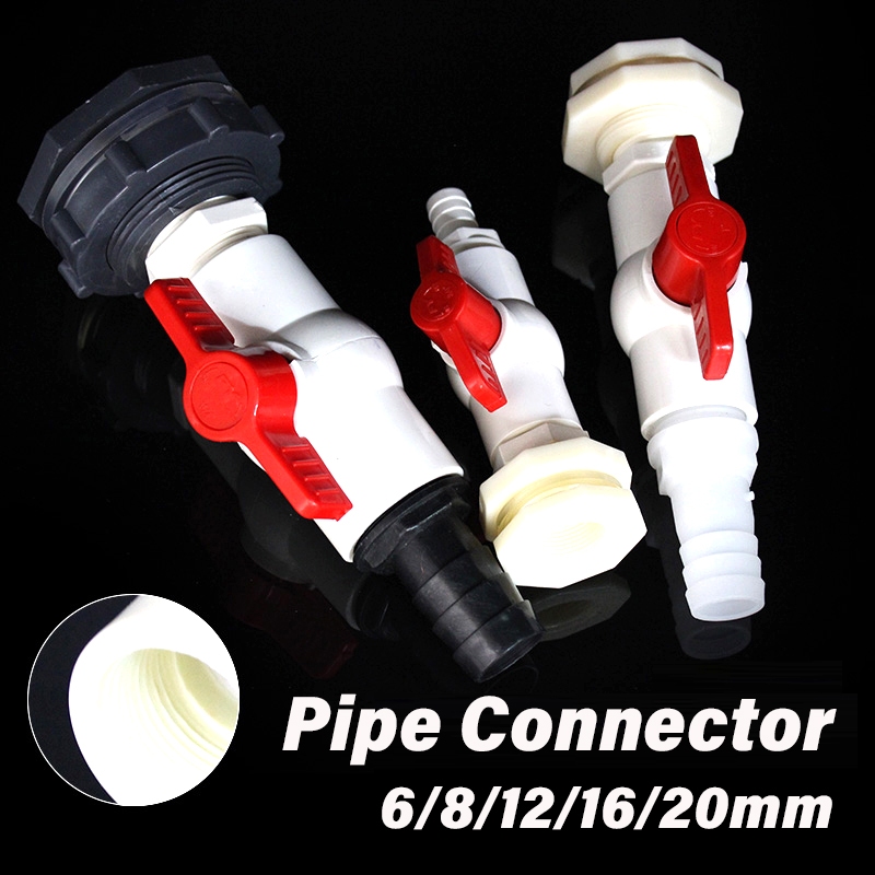 1/2" 3/4" Water Tank joints Aquarium outlet bucket connector fittings ...