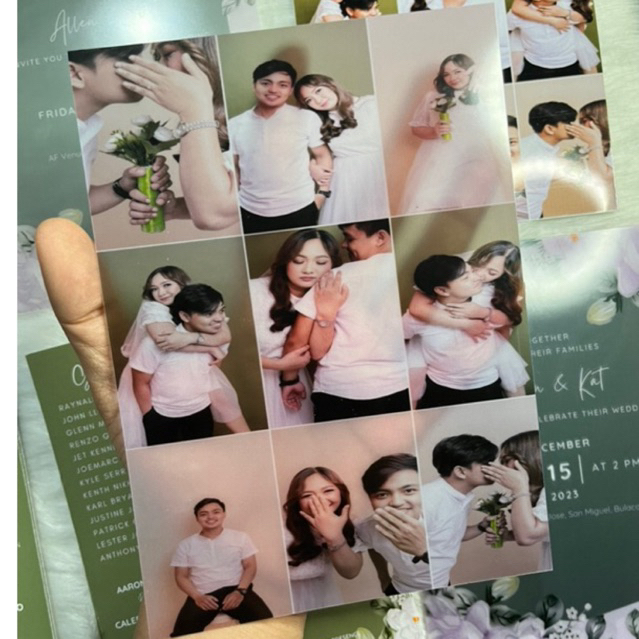 TRANSPARENT WEDDING INVITATION PHOTO 5R 5x7 | Shopee Philippines