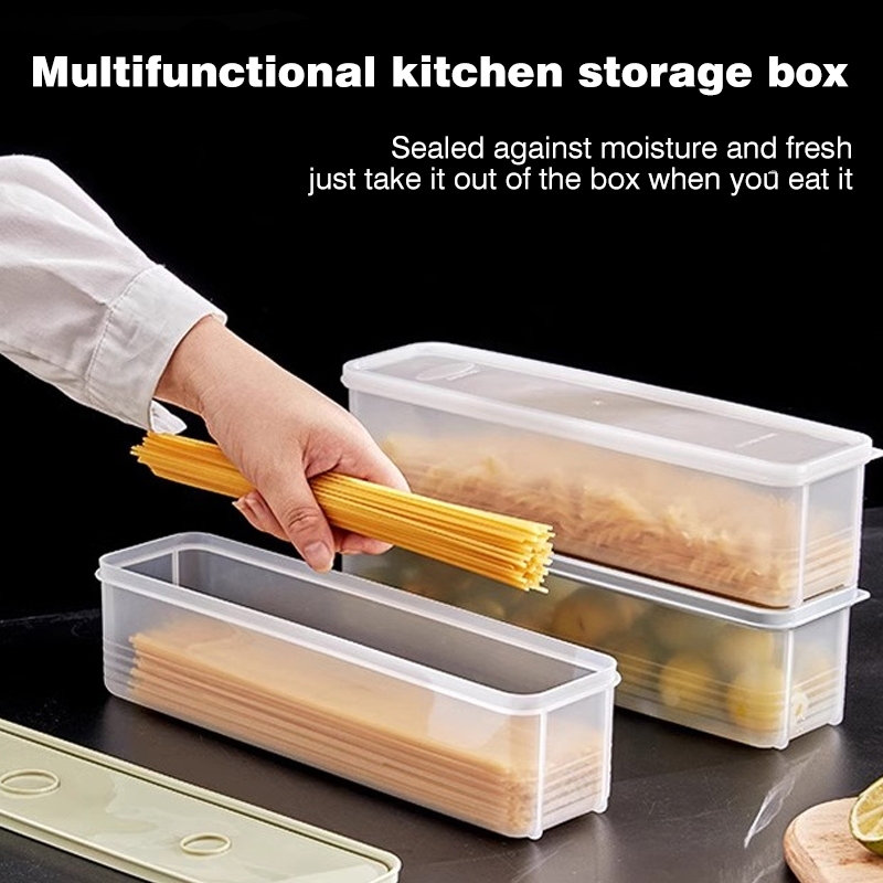 Sealed Noodles Pasta Food Box fresh-keeping Container storage organizer ...