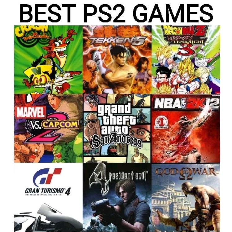 PS2 Games for Playstation 2 Brandnew High Quality PS2 cds | Shopee ...