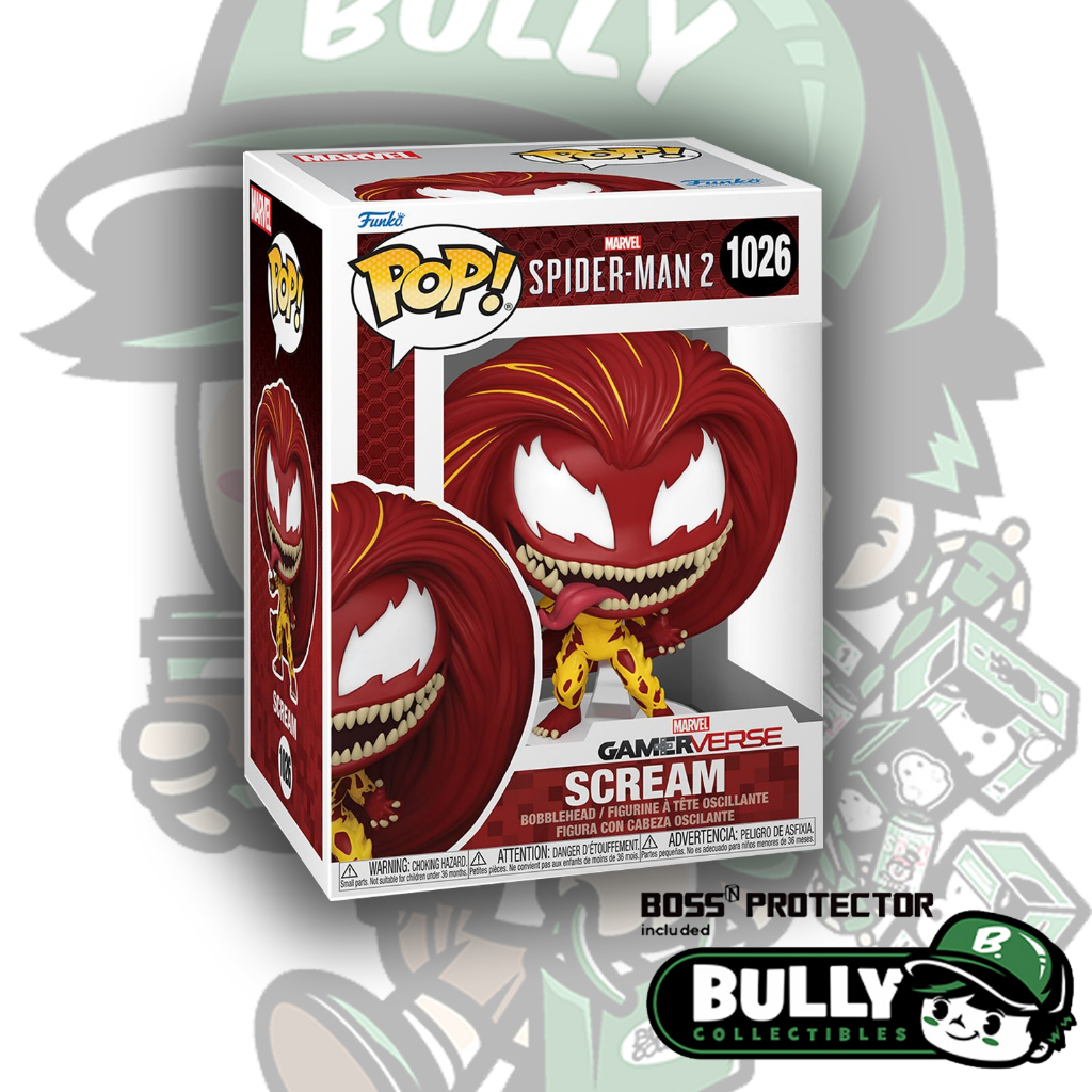 Funko POP! Marvel: Spider-Man 2 Gamerverse - Scream 1026 With Boss ...