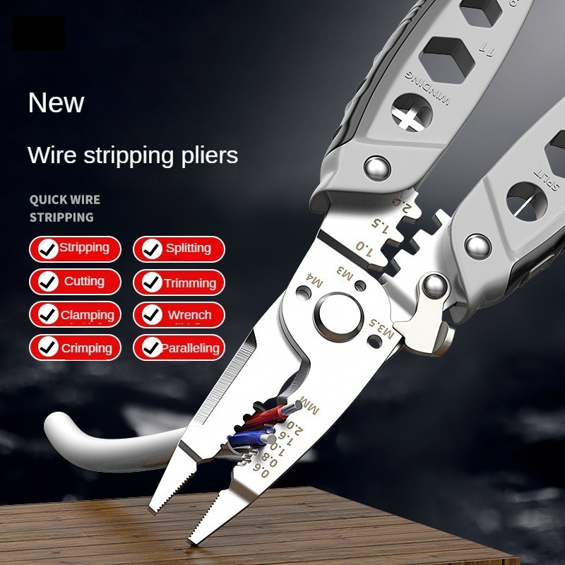 30-in-1 Wire Stripper Heavy Duty Multipurpose Pliers Professional Wire ...